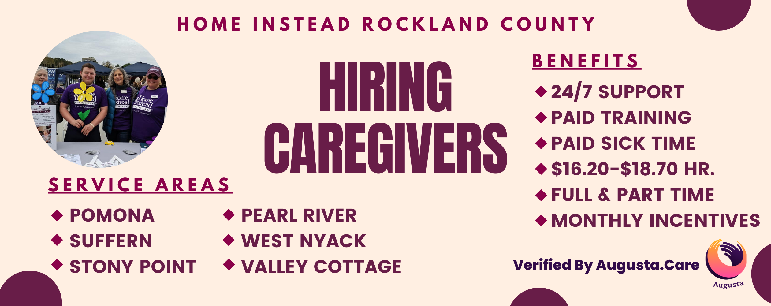 Senior Home Care Job in West Nyack, NY | Home Instead Rockland County, NY