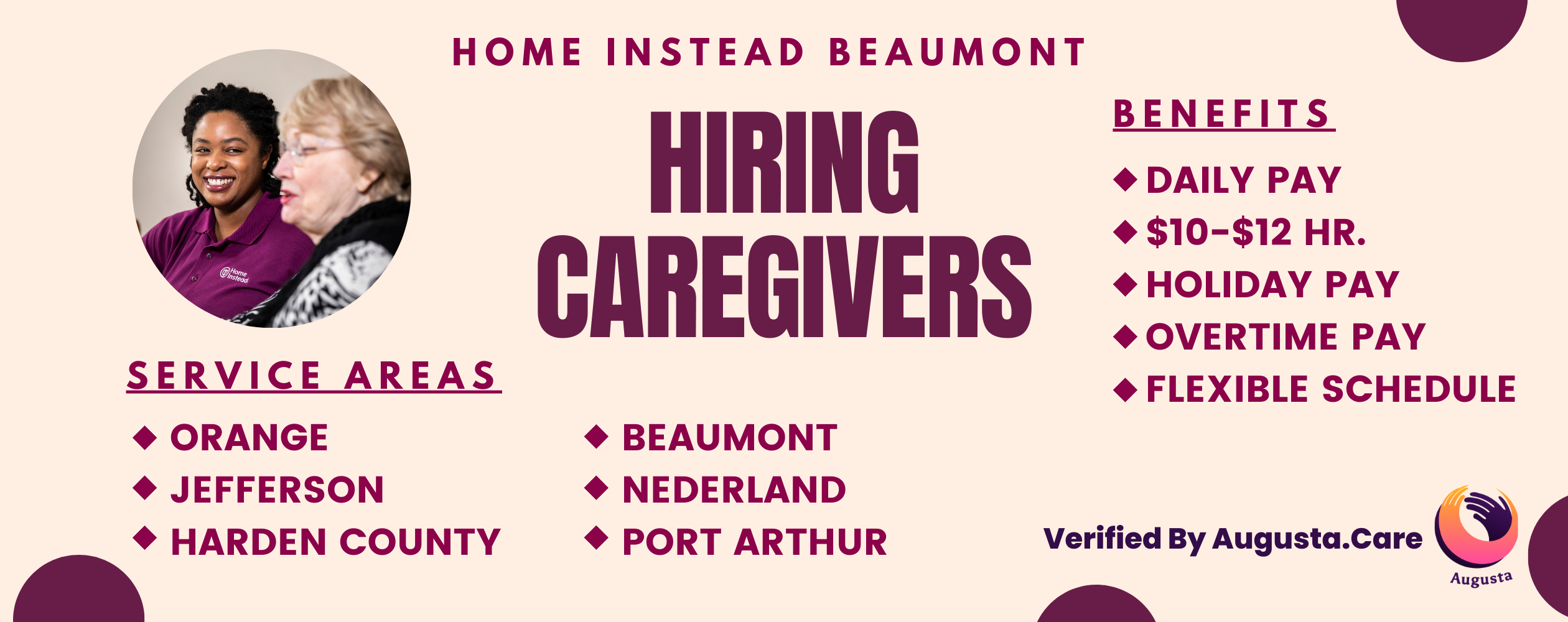 Senior Home Care Job in Beaumont, TX | Home Instead - Beaumont